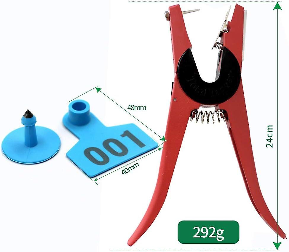 Farm 001-100 Number Pig Ear Tagger Ear Tag Pliers For Pigs Hog Swine ...