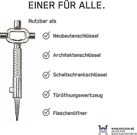 Universal Station Key Square Keys In Different Sizes | Fruugo UK