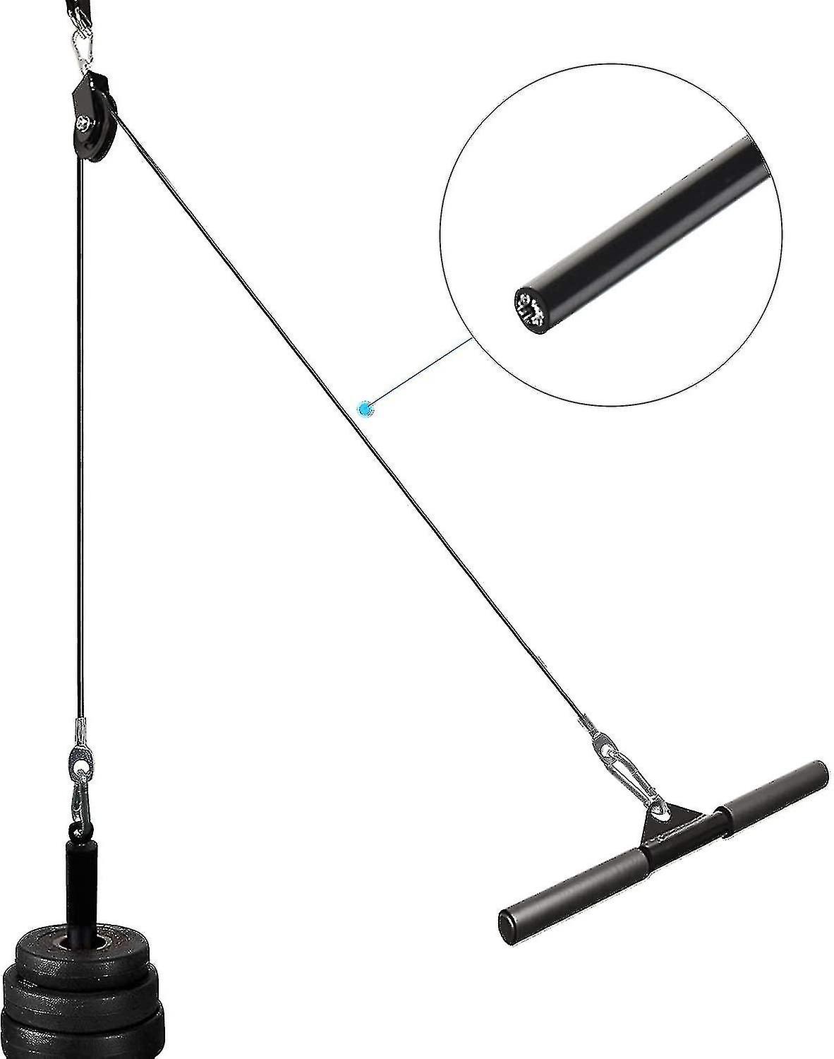 Gym Cable, Fitness Steel Wire Rope Diy Lat Home Gym Pulley Cable ...