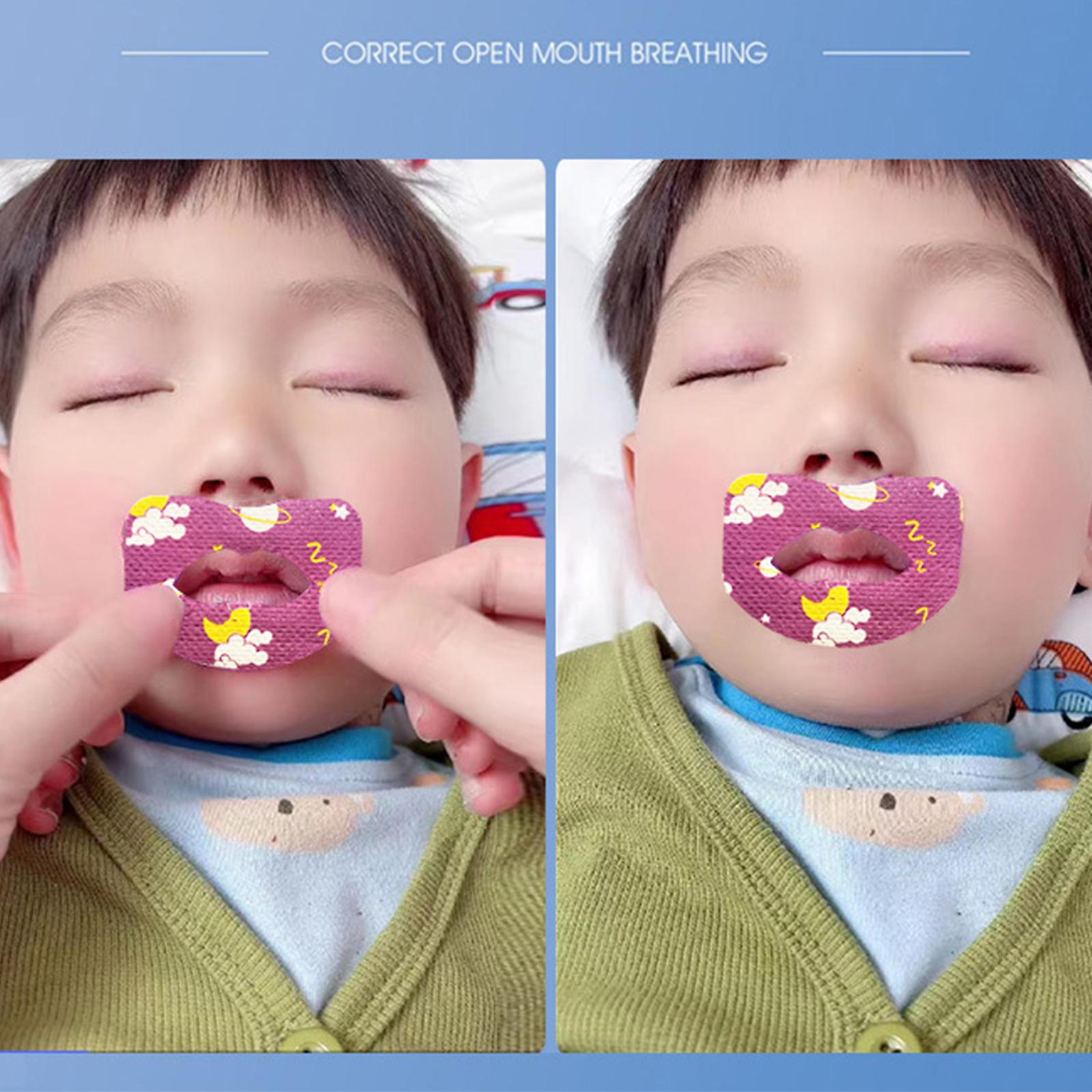 Anti-Snoring Stickers Kids Sleep Strips, Mouth Nose Breathing Correction, Anti-Suffocation ...