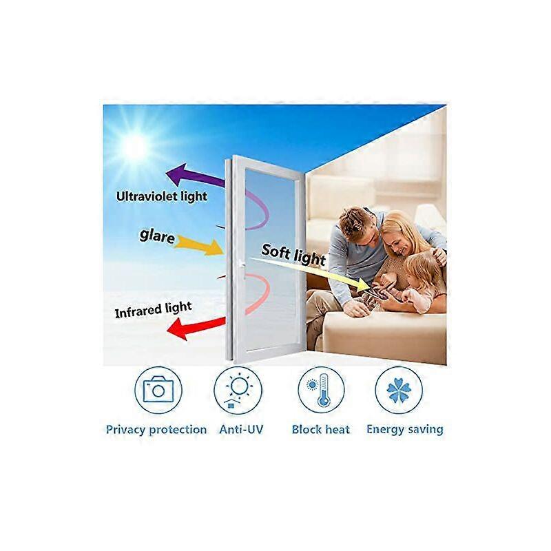Anti-View Window Film Mirror Window Film without Tain Anti-Heat Anti-UV ...