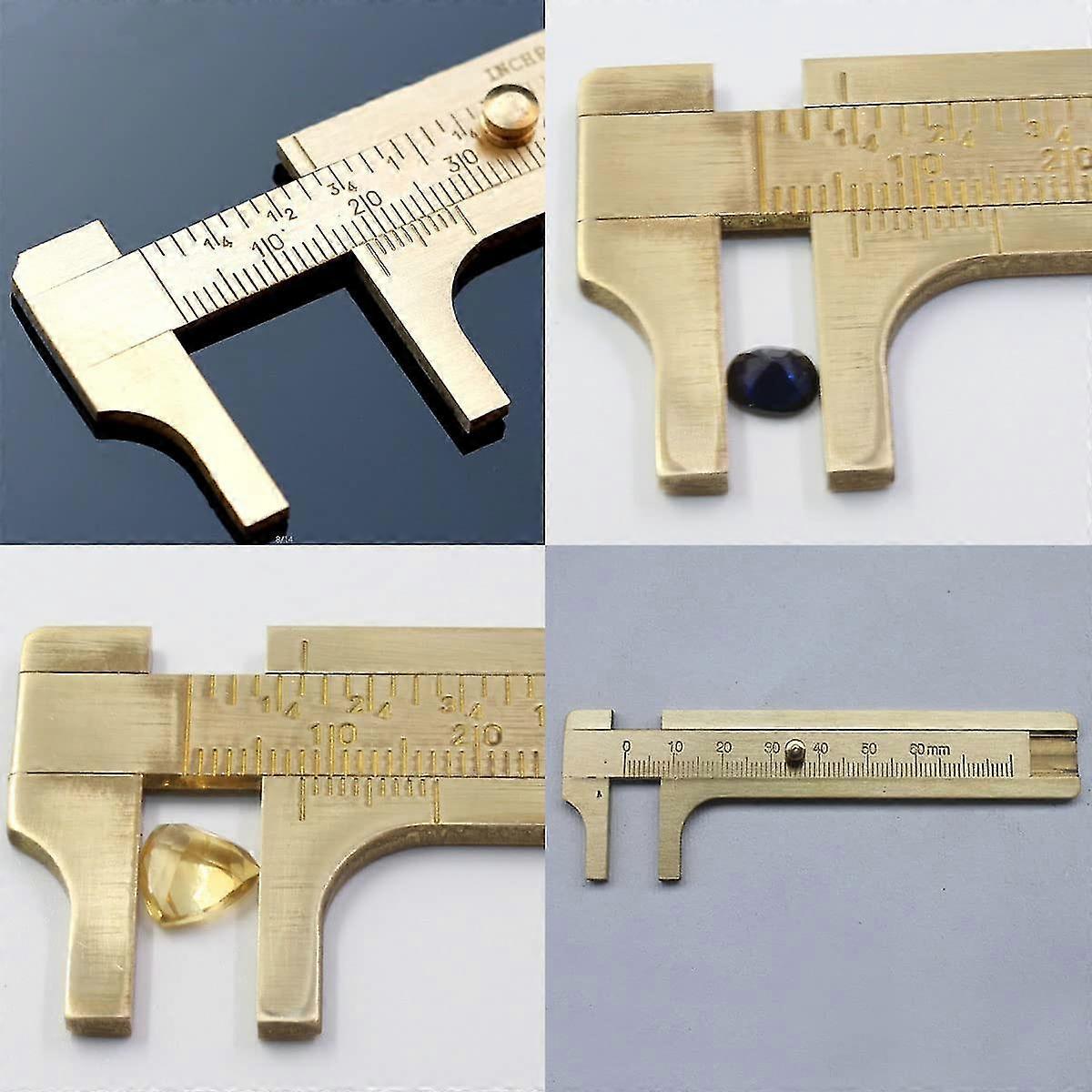 Vernier Caliper,mini Caliper,brass Vernier Caliper,double Scale Vernier ...