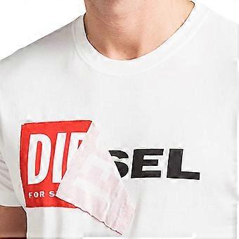Diesel Diego Qa Mens Shirt Short Sleeve Crew Neck Slim | Fruugo UK