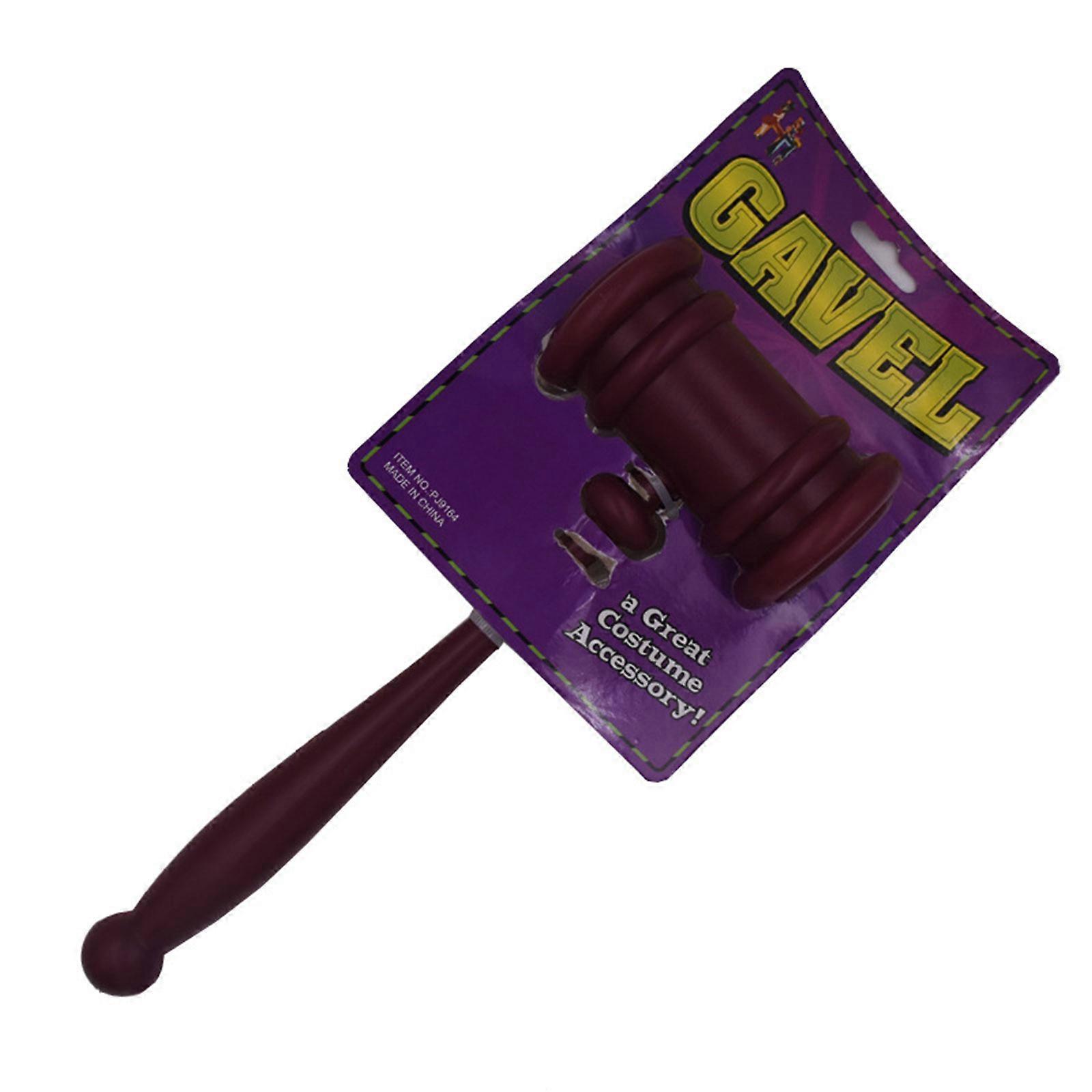 Courtroom Gavel Kids Toy Cosplay Hammer Toy Judge Barrister Hollow ...