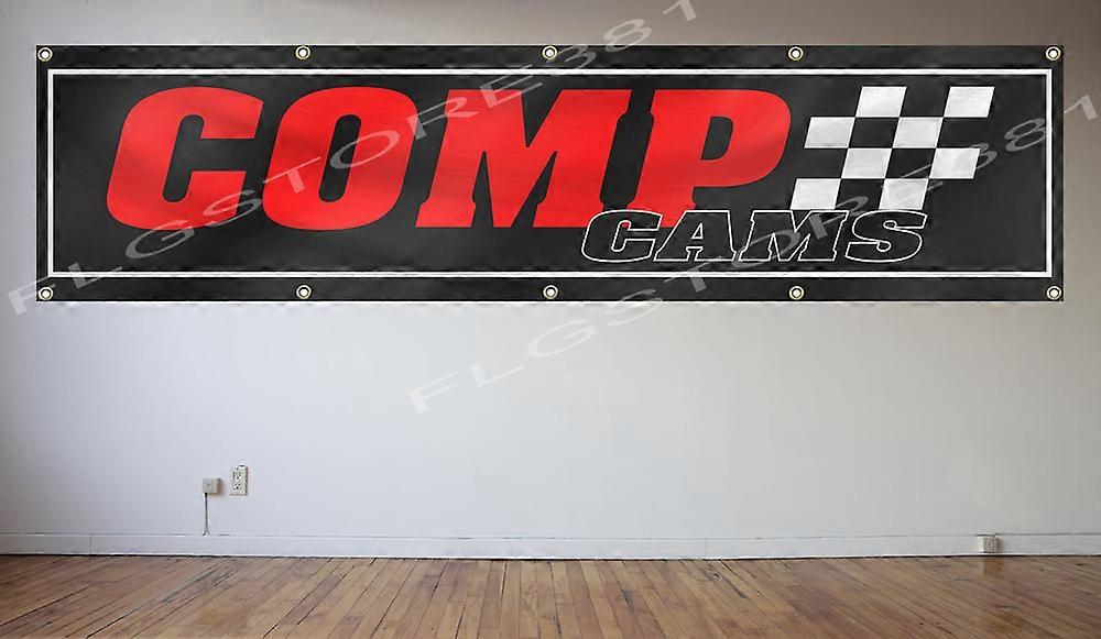Corvette Racing Flag Banner 2x8ft Car Racing Shop Garage Wall Decor Man ...