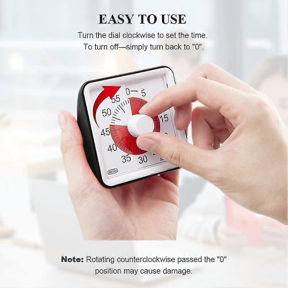 60-Minute visual timer, classroom countdown clock, silent timer for ...