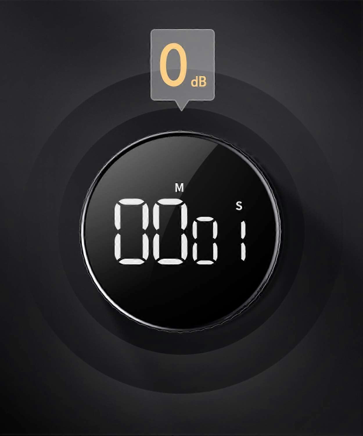 Digital kitchen timer with magnetic holder, kitchen alarm clock, short ...