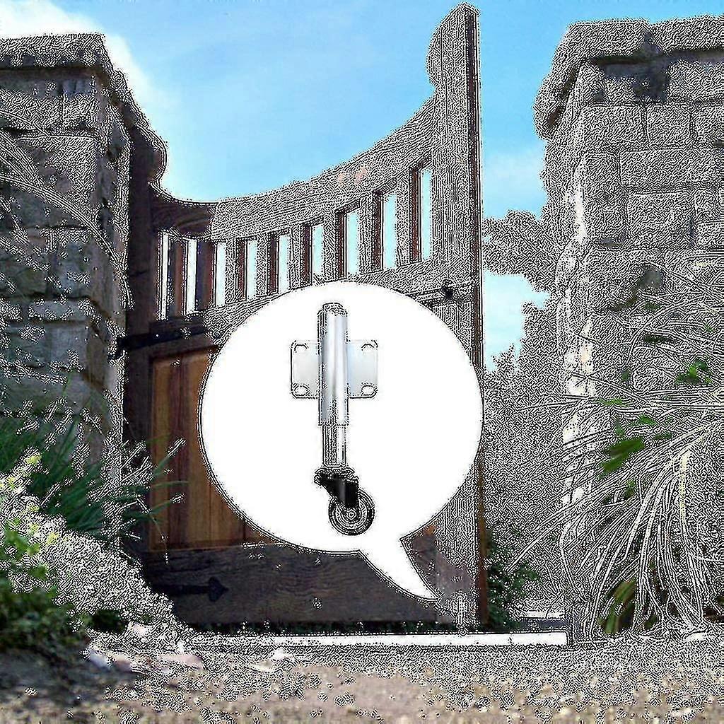 Extension Gate Caster Wheels - Set Of 2 Heavy-duty Support Casters For ...