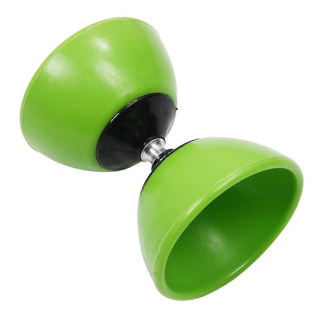 Plastic Bowl Juggling Spinning Yo Yo Classic Toy With Hand Sticks Green ...