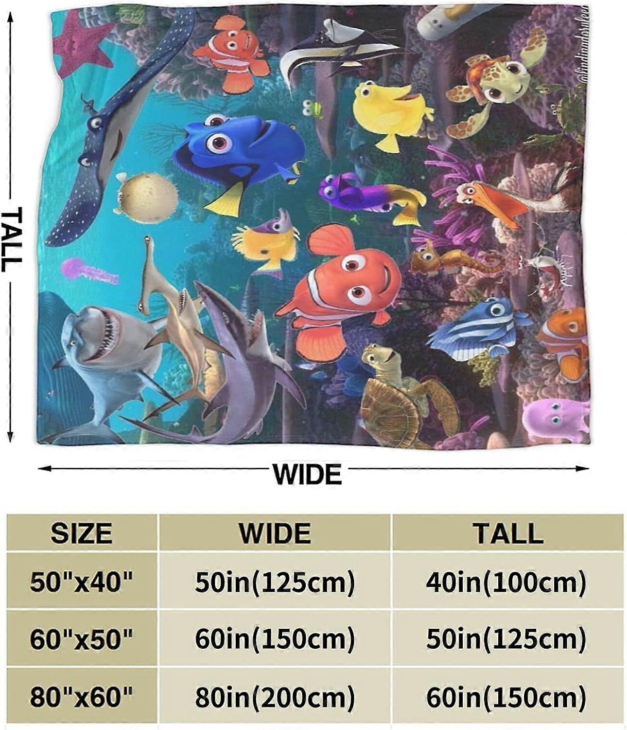 Finding Nemo Premium Bed Blanket,Couch Sofa Blanket,Wearable Wrap ...