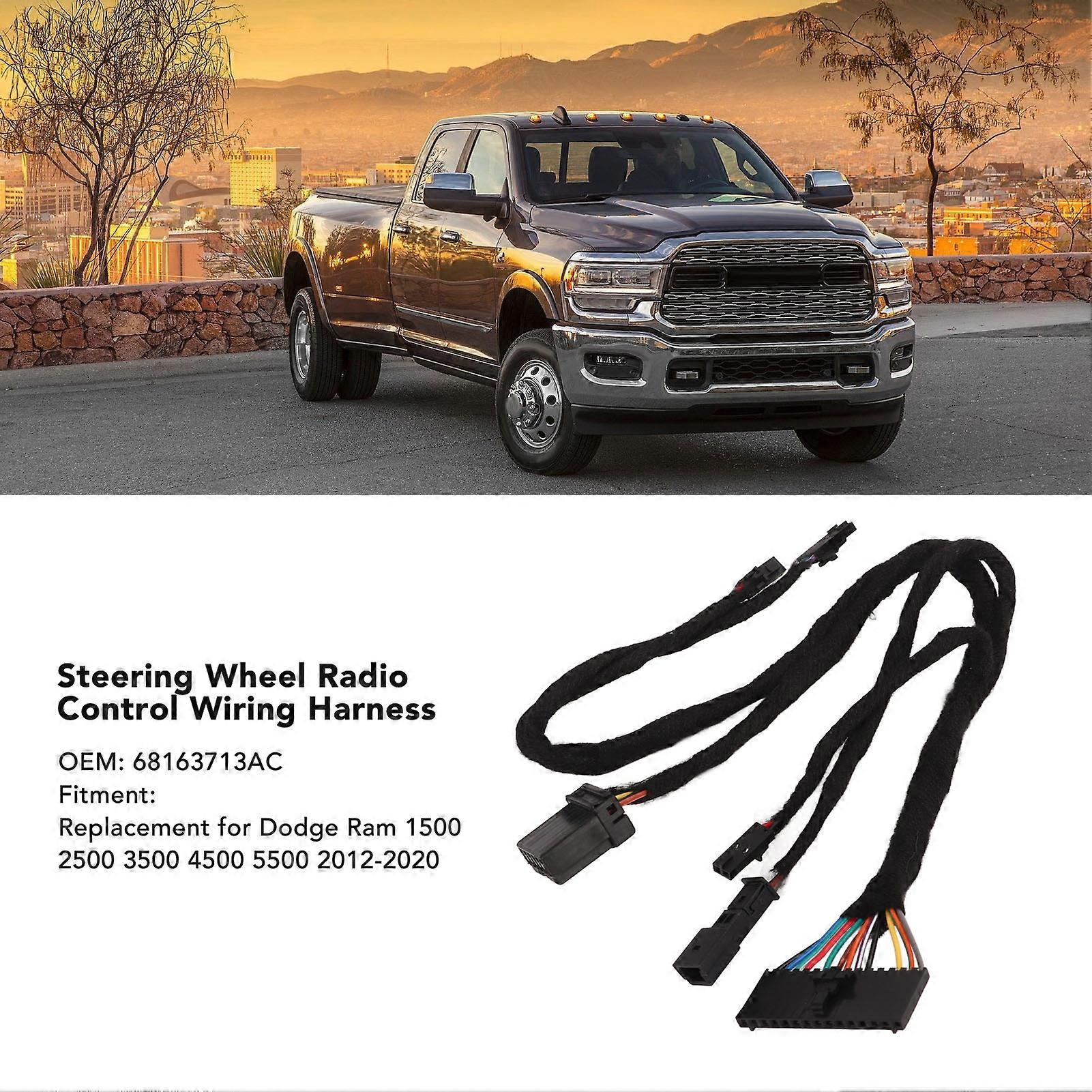 Steering Wheel Wiring Harness 68163713AC Audio Radio Control Connecting ...