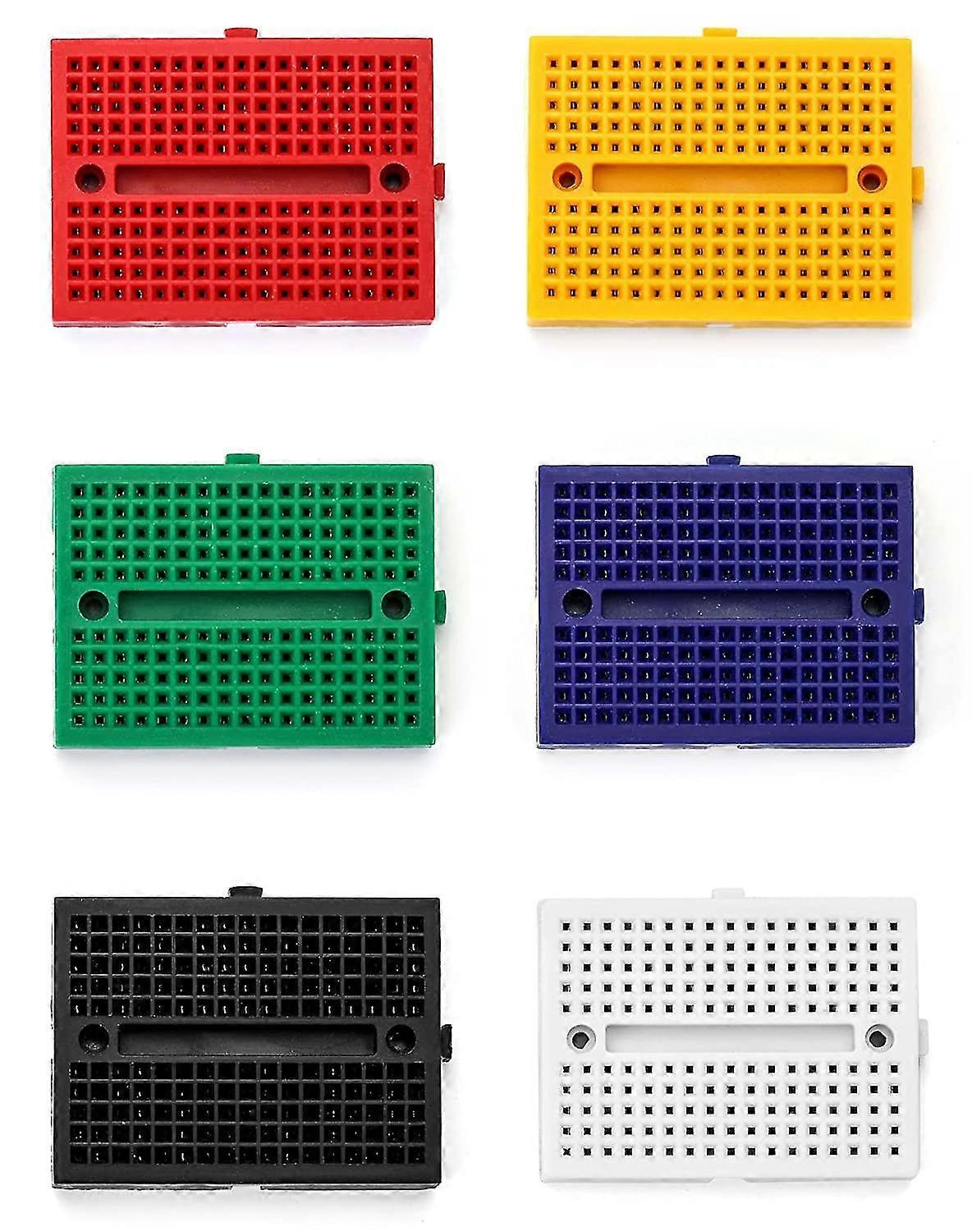 170 Point Mini Breadboard Kit,12pack Tiny Breadboard Pcb Bread Board ...