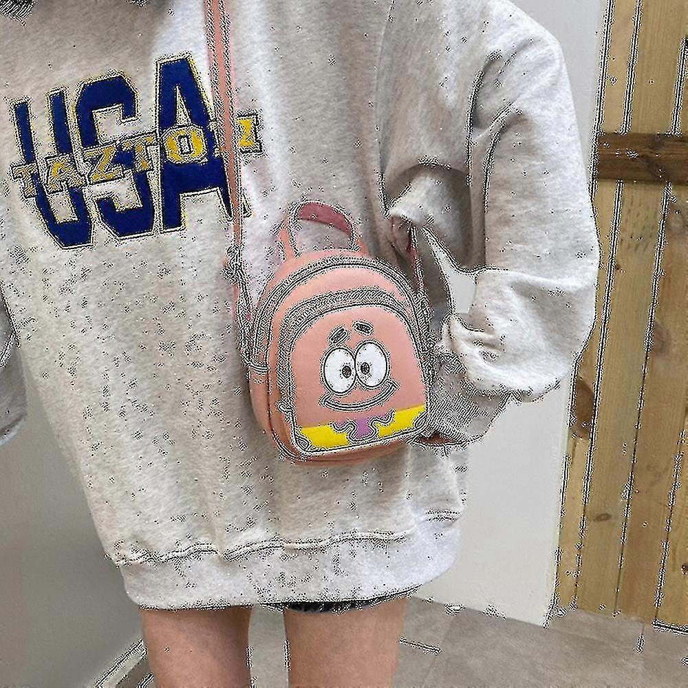 Kawaii Star Spongebob Squarepants Patrick Shoulder Bag Texture Fashion ...
