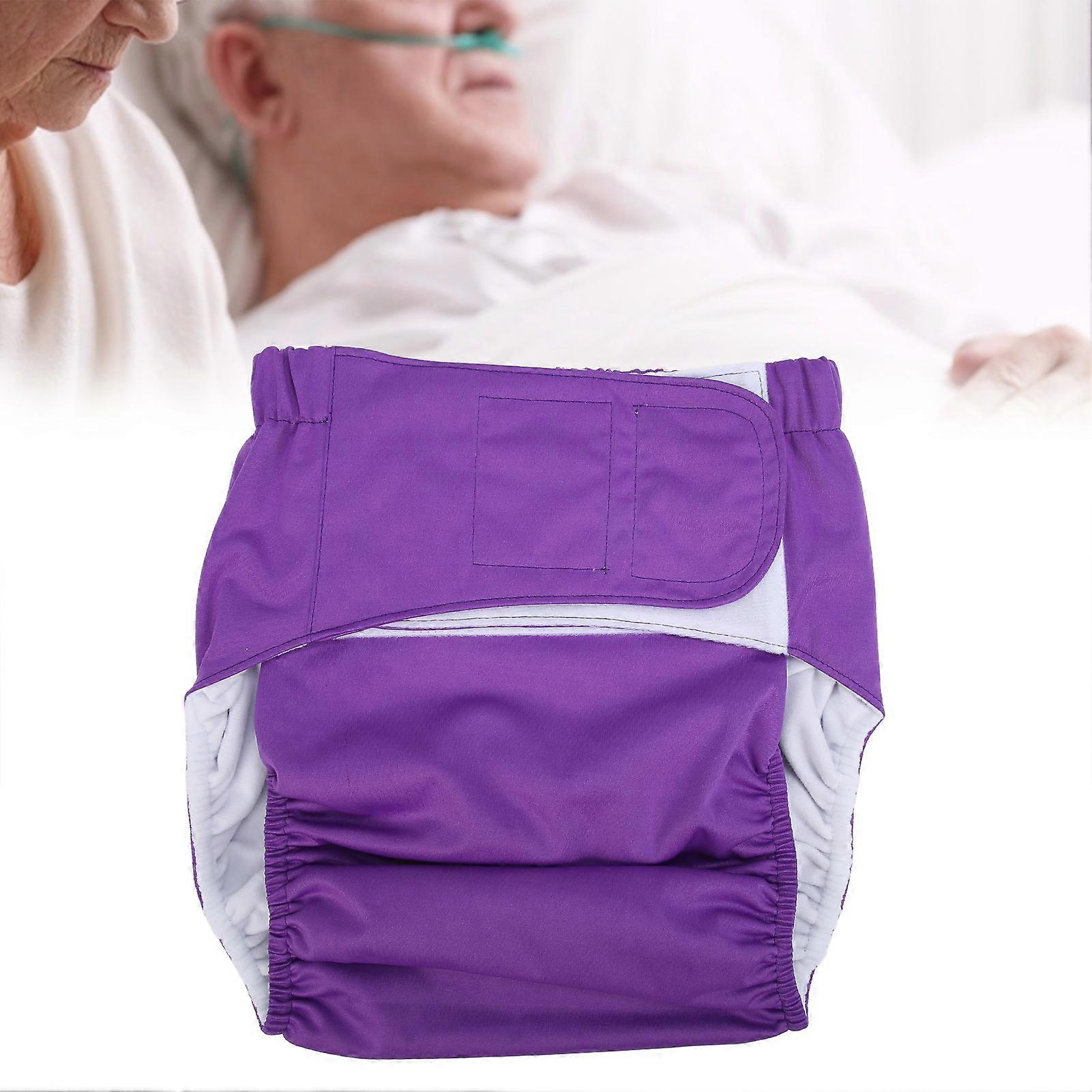 Adult Cloth Diaper Reusable Washable Elderly Incontinence Protection ...