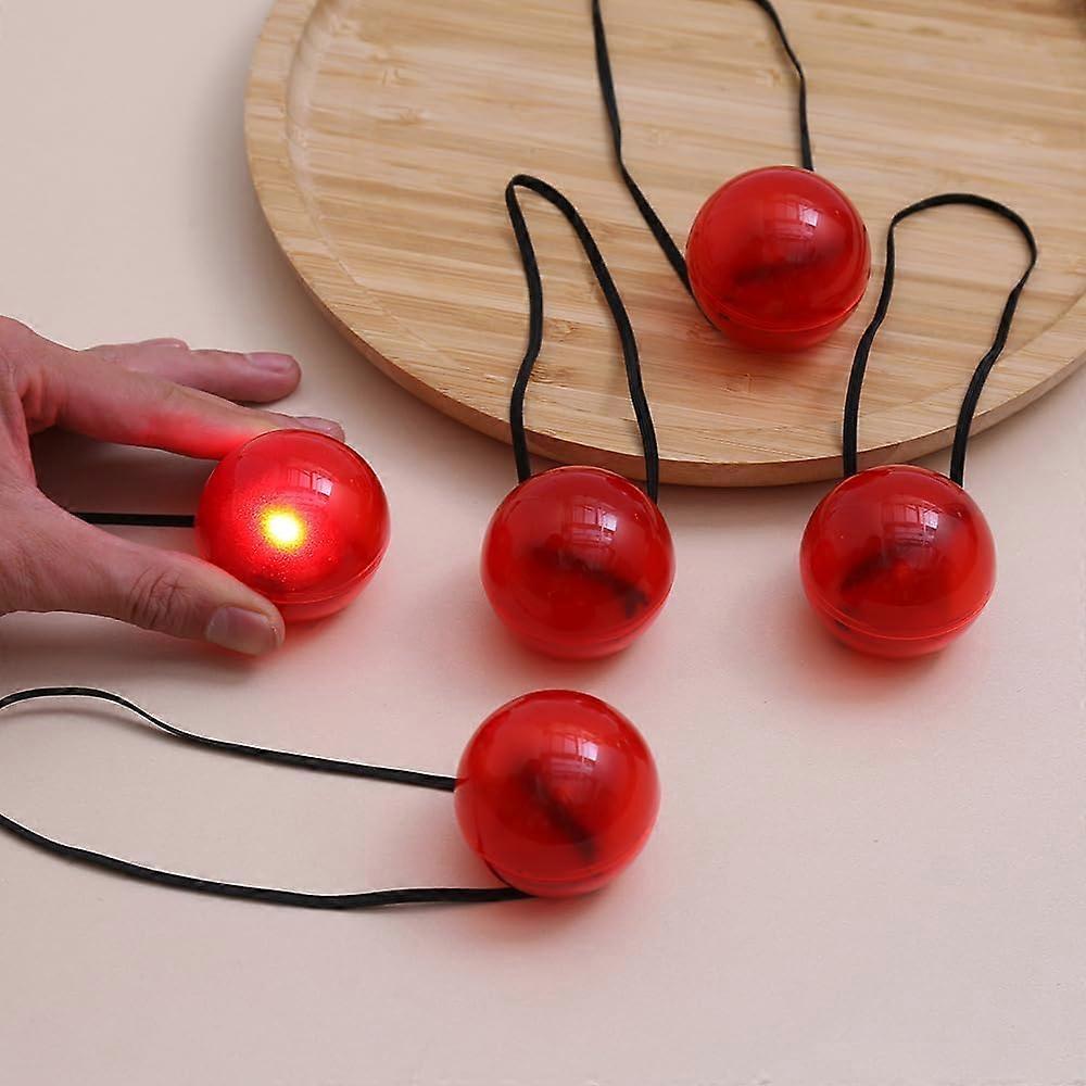 Red Nose, Light Up Red Clown Nose, Light up Red Nose, LED Glowing Red ...