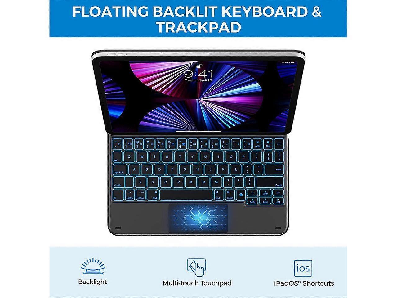Floating Cantilever Stand Magnetic Wireless Keyboard Case Compatible ...