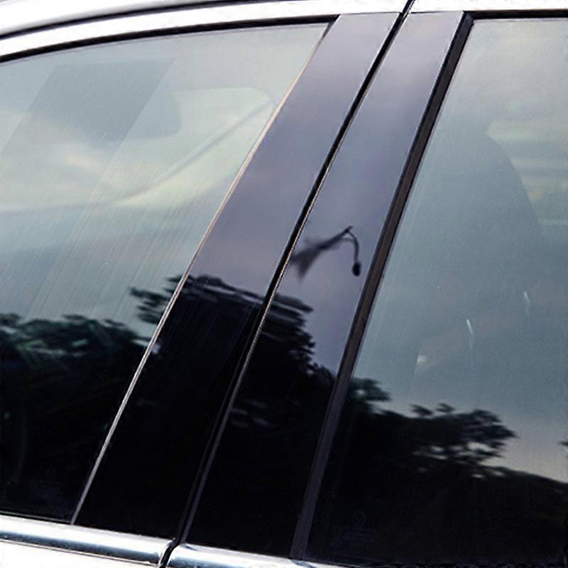 Carbon Fiber Car Window B-Pillar Trim Sticker For BMW F30 E46 E90 G20 ...