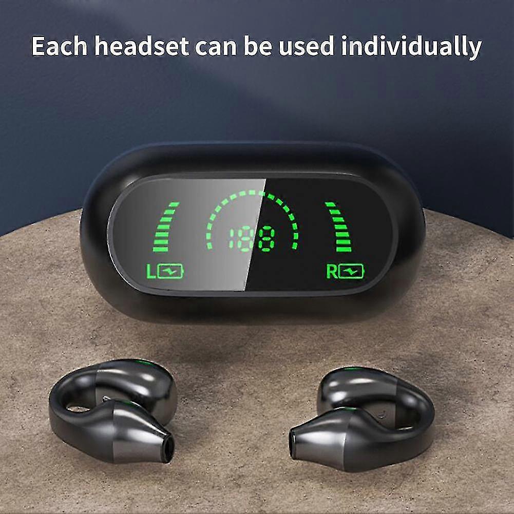 Earclip Headphones Bluetooth Bone Conduction, Painless Comfortable ...