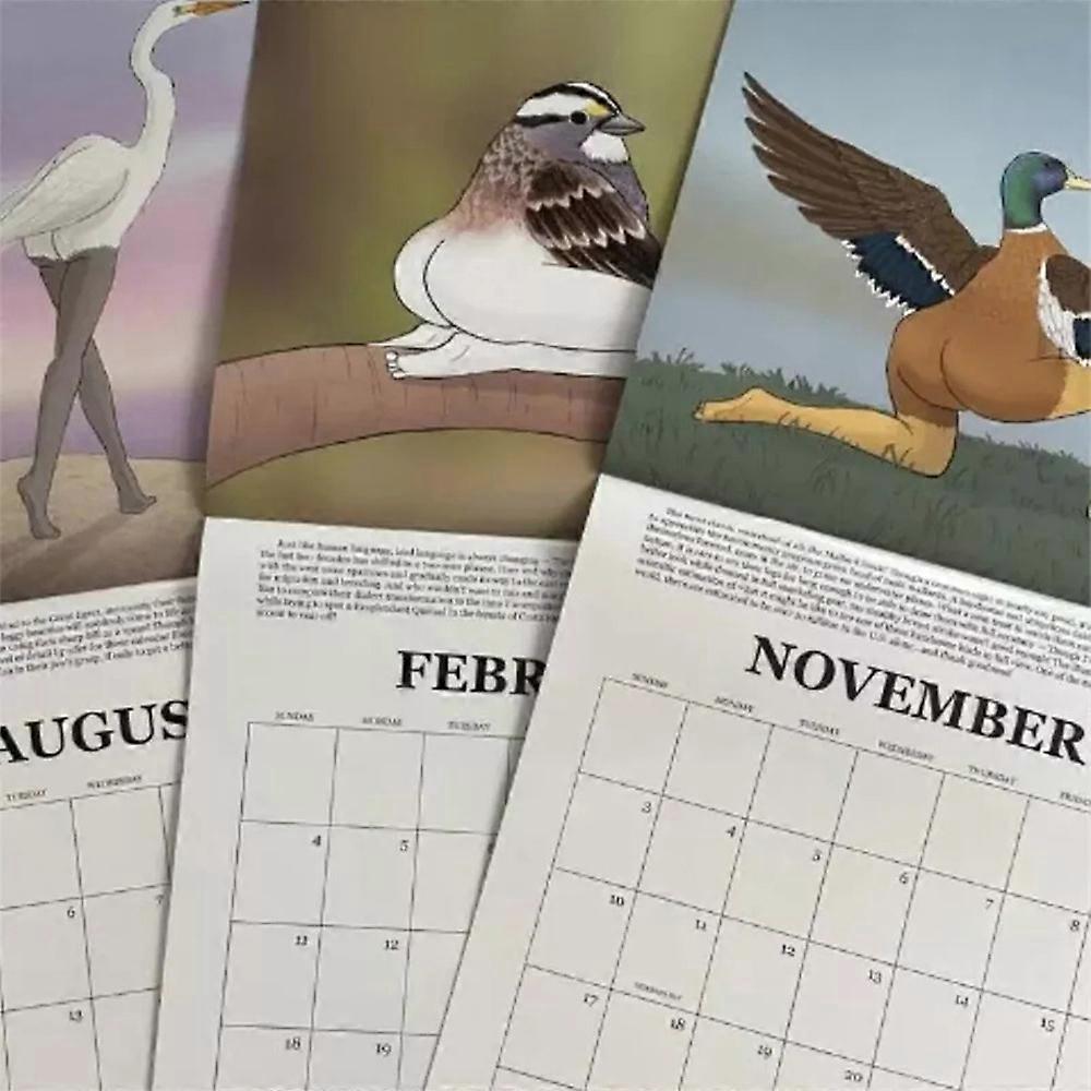 2025 Calendar of Extremely Accurate Birds by Tommy Siegel Bird Calendar ...