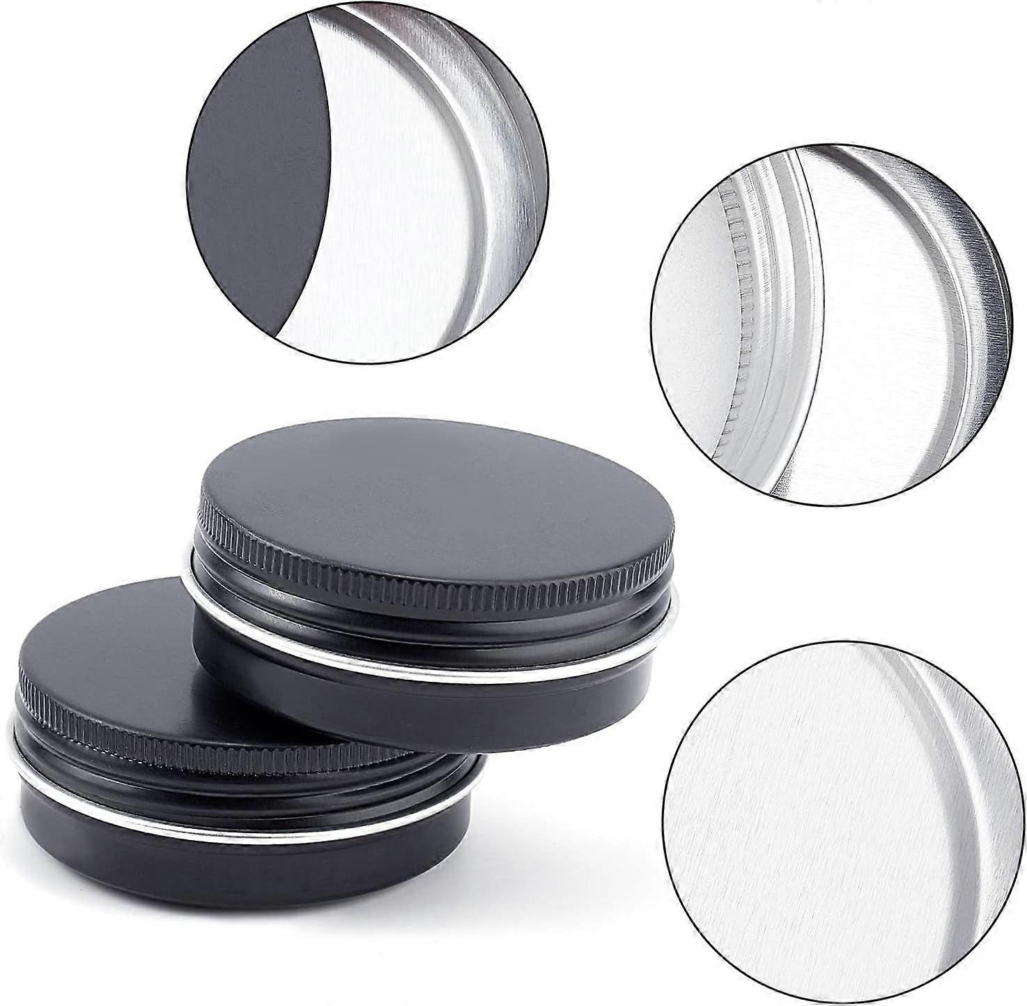 30 Pack 1 OZ Tin Cans Screw Top Round Aluminum Cans Screw Containers ...