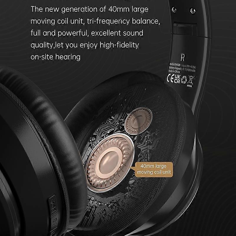 Type E DEVIA Kintone Series HiFi Sound Bluetooth Wireless Headset Over ...