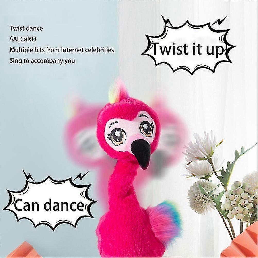 Dancing Flamingo Plush Toys Can Sing, Talk, Shake Head, Twist Neck ...