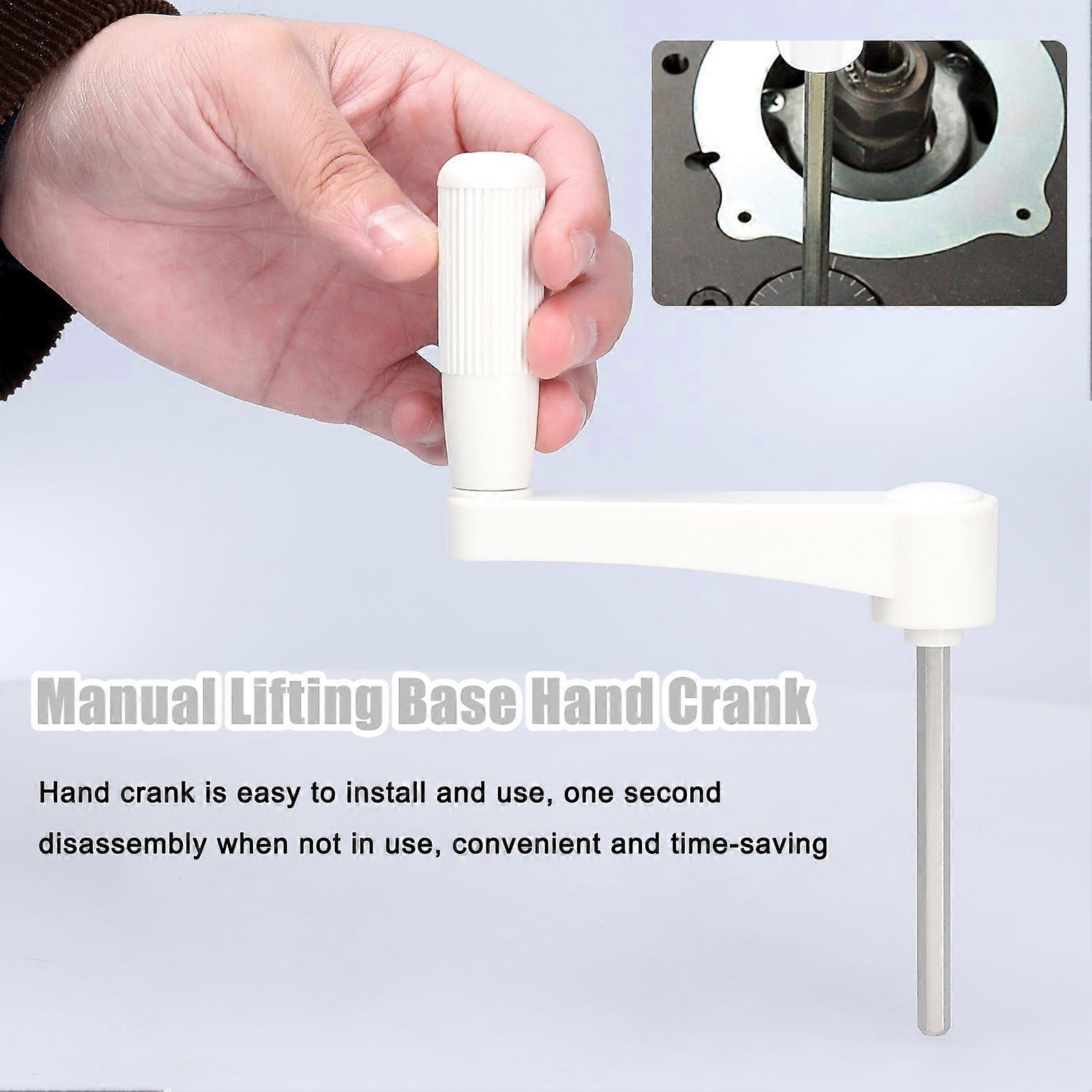 Router Lift Table Hand Crank Flip Board Lifting Plateform Anti-Slip ...