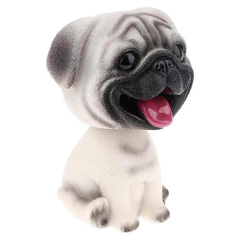 Resin Cute Bobble Head Dog Bobbing Head Puppy Figurine Toy Home Home/Car Dashboard for Car ...
