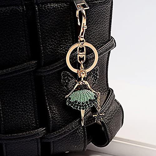 Key Buckle Keychain Creative Little Angel Key Ring Girl Bag Hanging ...
