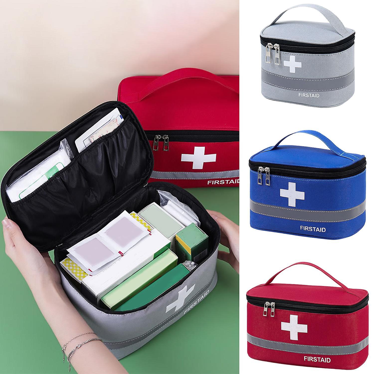 First Aid Bag Reinforced Handle ReflectiveStrip Zipper First Responder ...