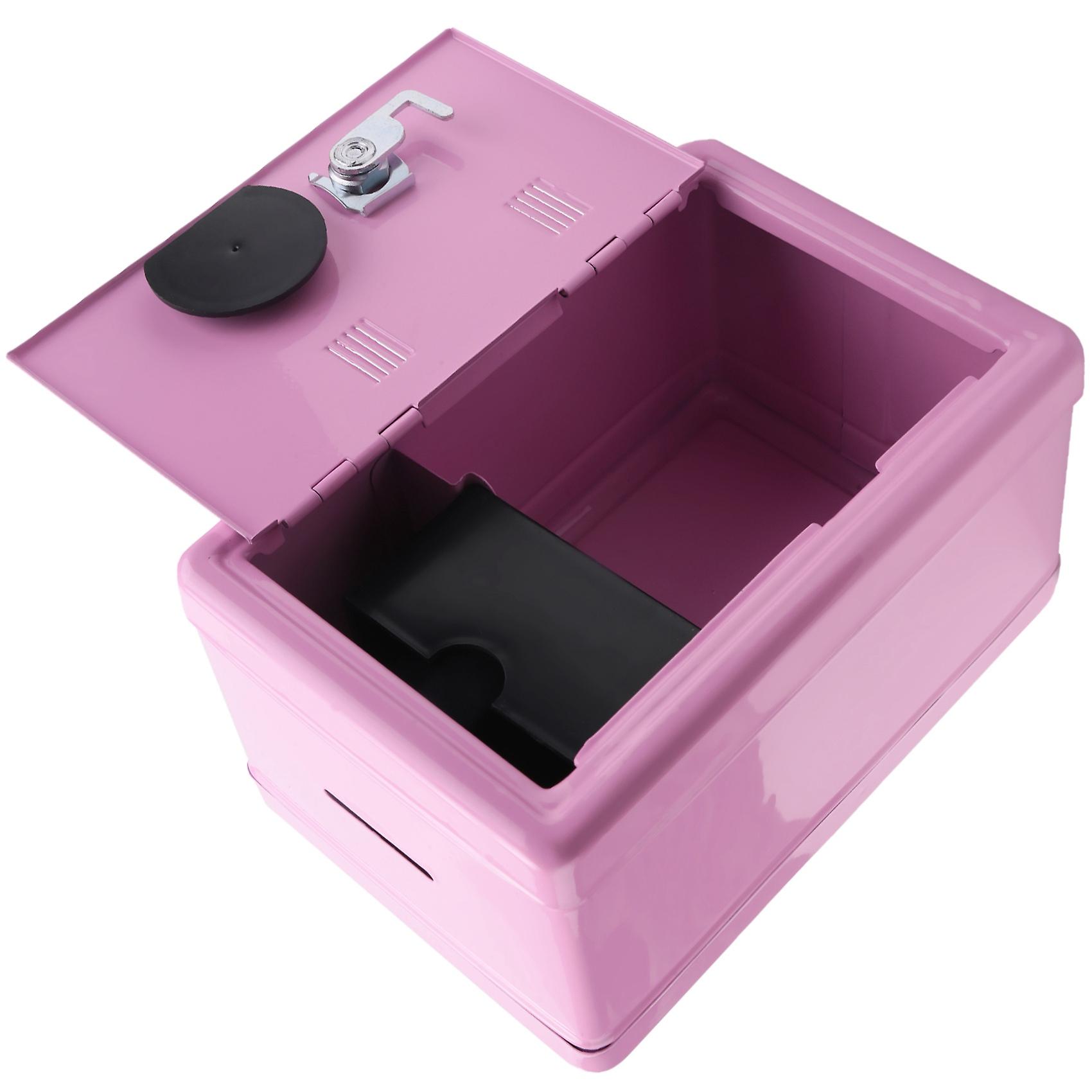 Kids Money , Mini Money Box Gift Safe Case Password with Key Metal ...