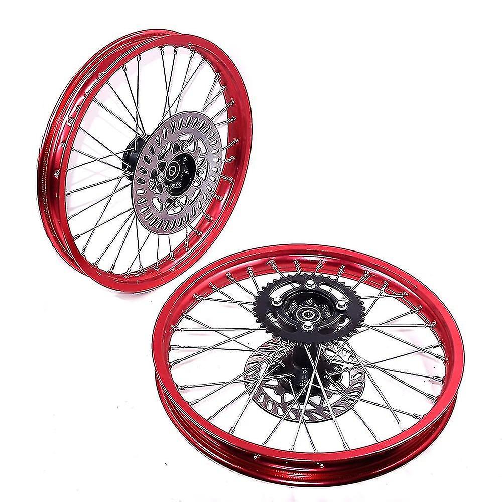 1.60-17 Inch Front Rear Rims Aluminum Alloy Wheel With Sprocket Disc ...