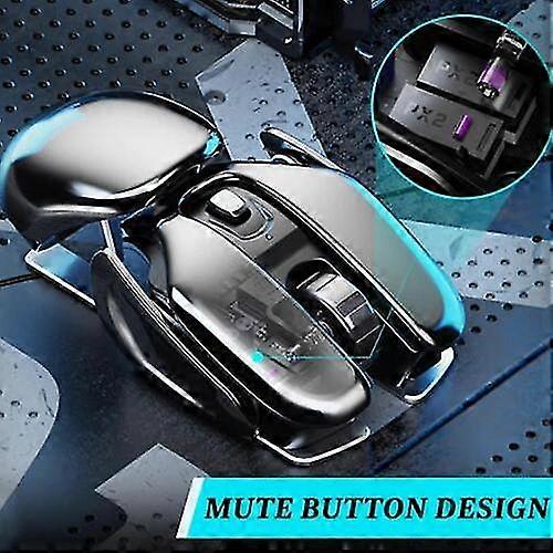 Sci-fi Beetle Charging Wireless Silent Mouse | Fruugo UK