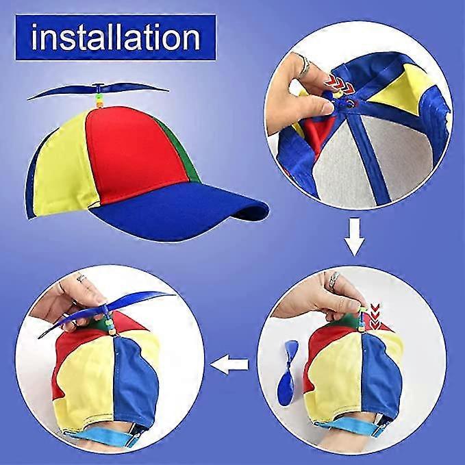Helicopter Propeller Colourful Propeller Men's Size Adjustable Baseball ...