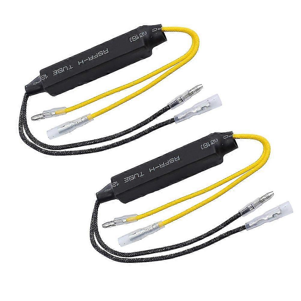 Exquisite 2 Pcs 12v 21w Motorcycle Led Turn Signal Decoder Resistance ...