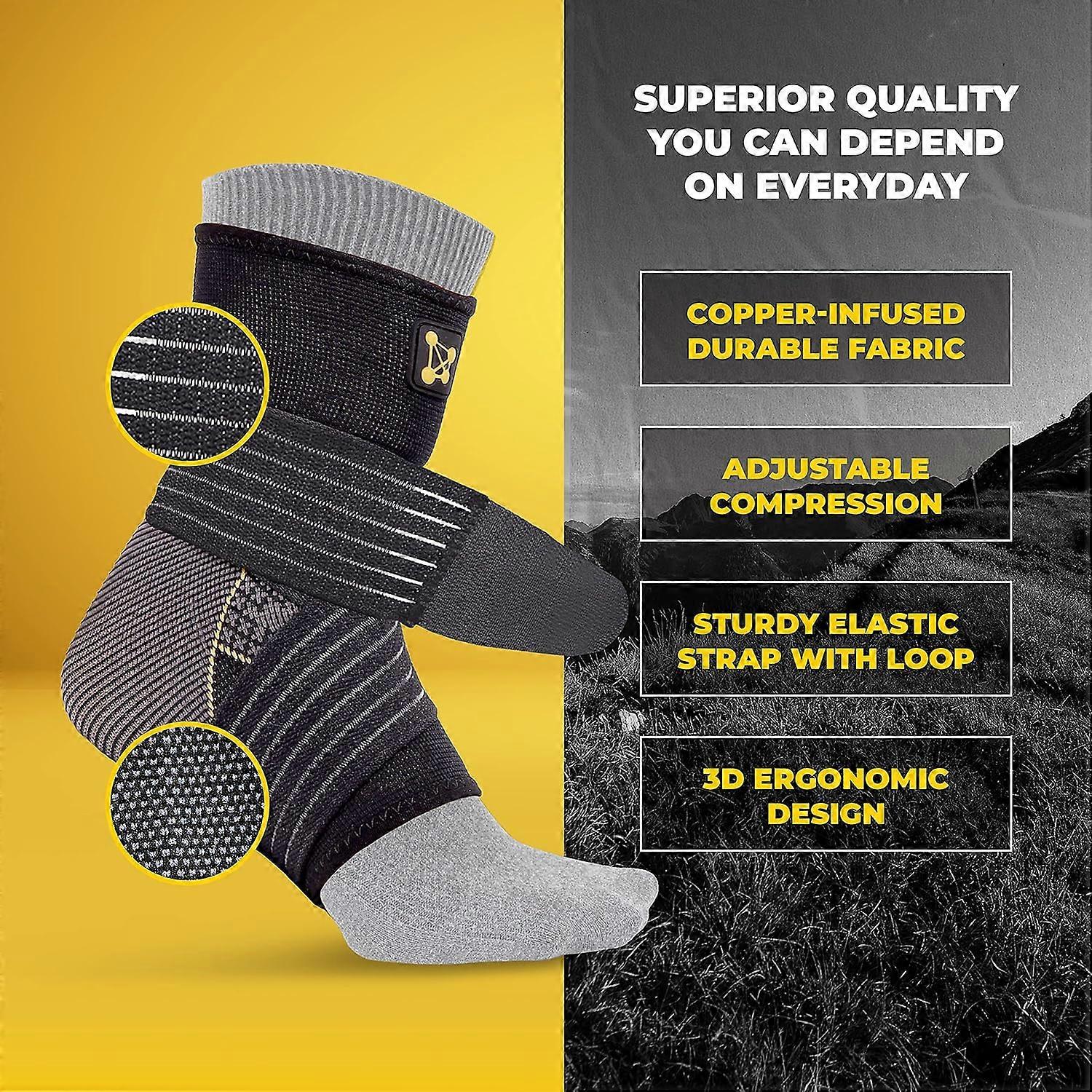 Ankle Brace for Women and Men - Adjustable Strap for Arch Support ...