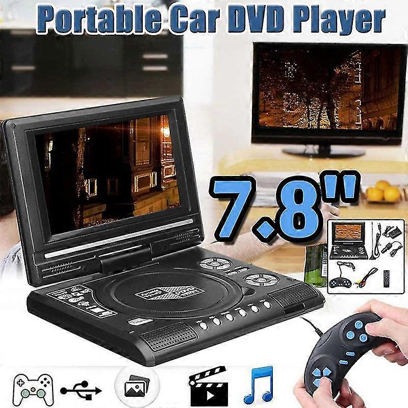 7.8 Inch tv home car dvd player portable hd vcd cd mp3 hd dvd player ...