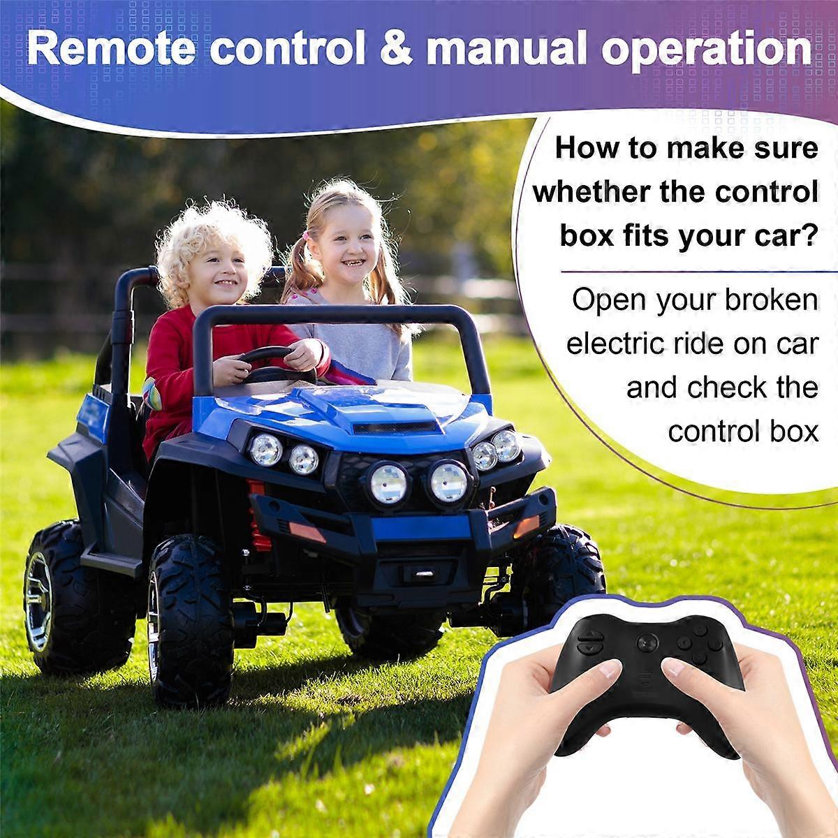 Children'S Electric Car 2.4G Bluetooth Remote Control Electric Vehicles ...