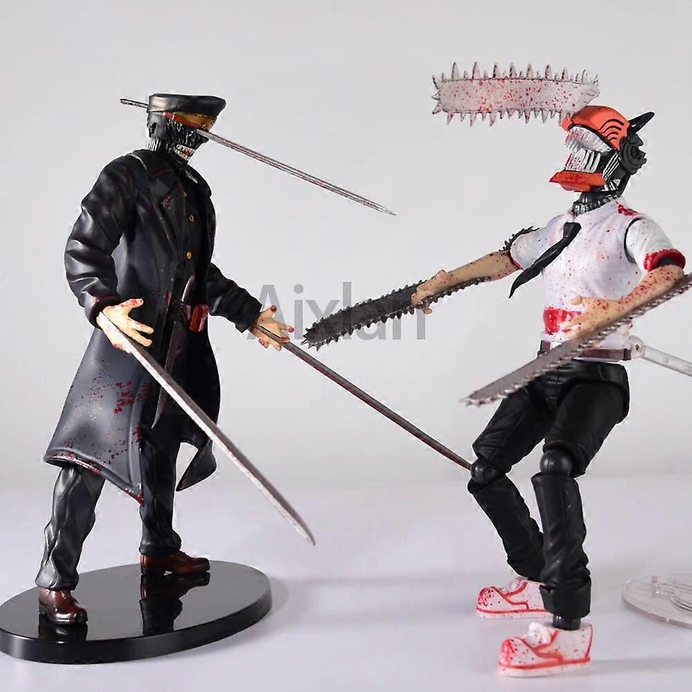 25CM Chainsaw Man Denji Anime Figure Power/Denji PVC Action Figure 1560 ...