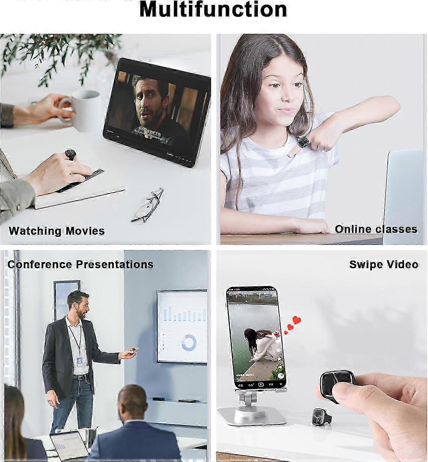 Mouse Bluetooth senza fili Mini mouse portatile intelligente ad anello ...