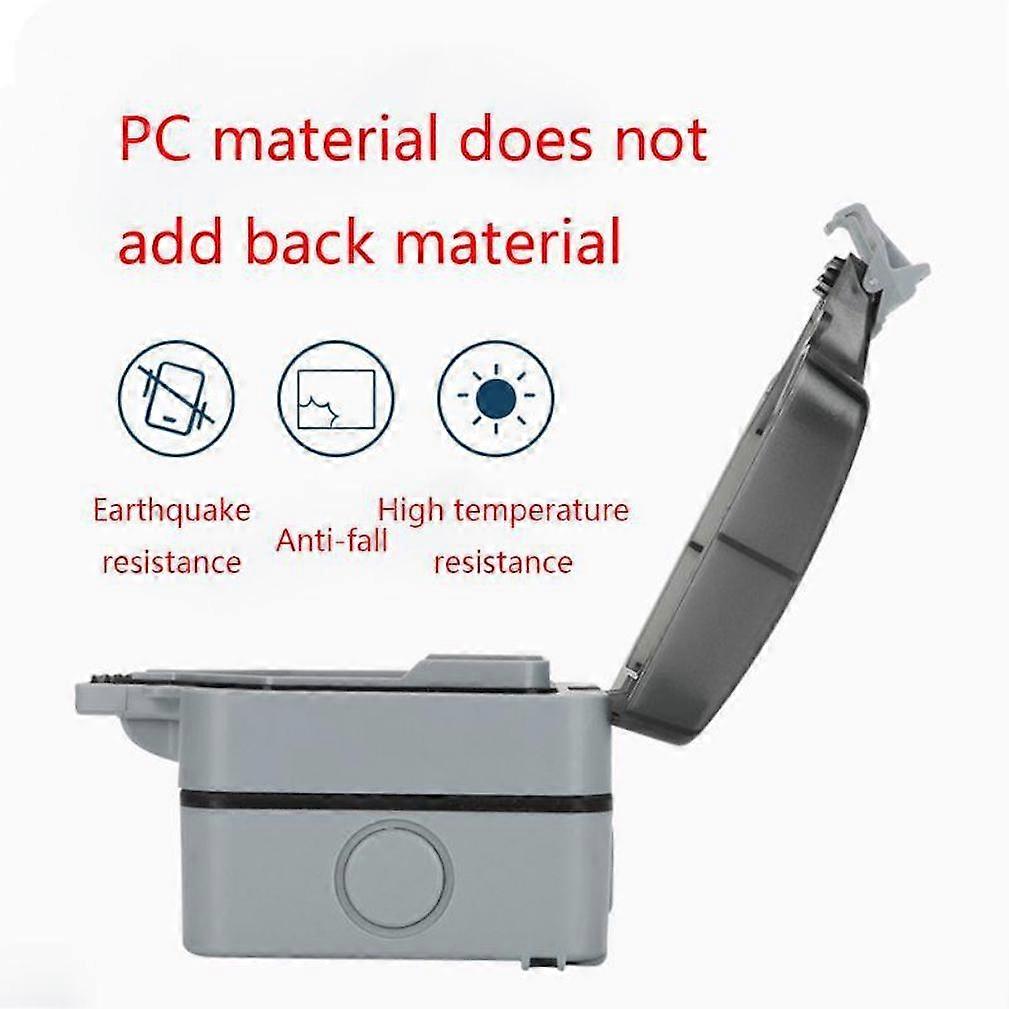 UK Outdoor Waterproof Wall Socket Open 3-holes 13A with Indicator Light ...