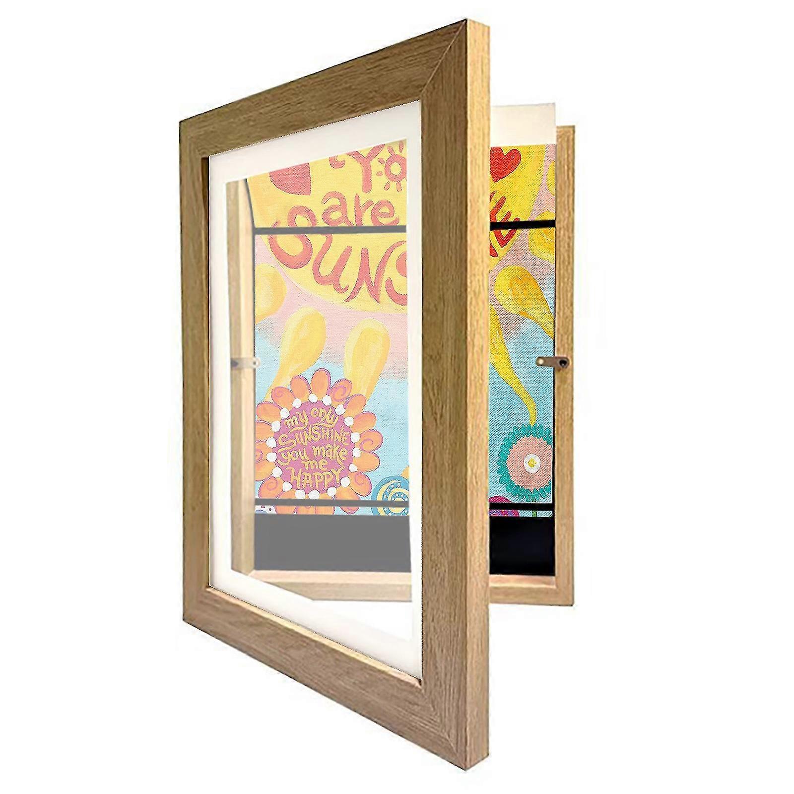 Kids Art Frame Front Opening Fillable Picture Frame For Opening Picture ...
