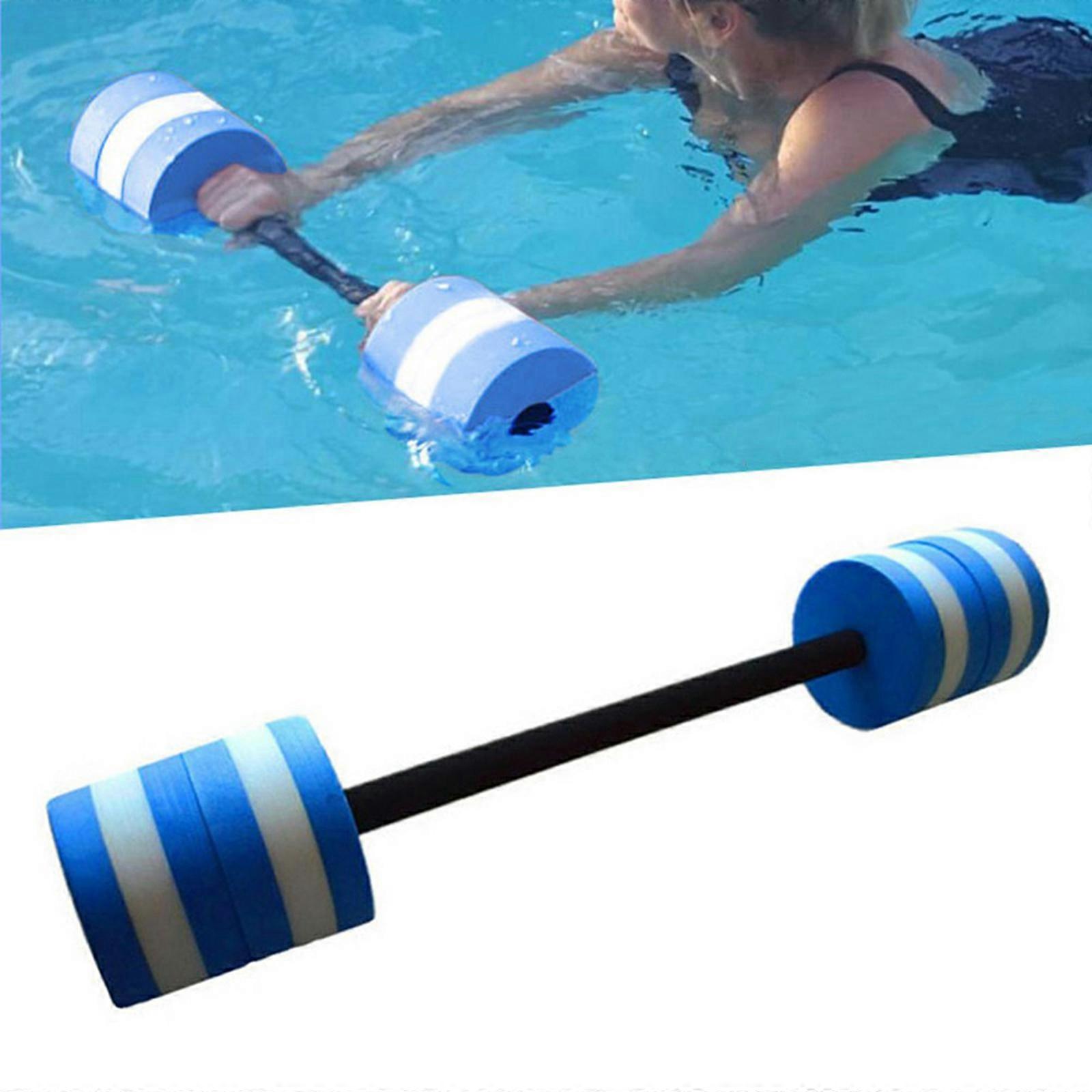 Water Float Foam Dumbbells Sports Blue Pool Exercises EVA 76x 15x 15cm ...