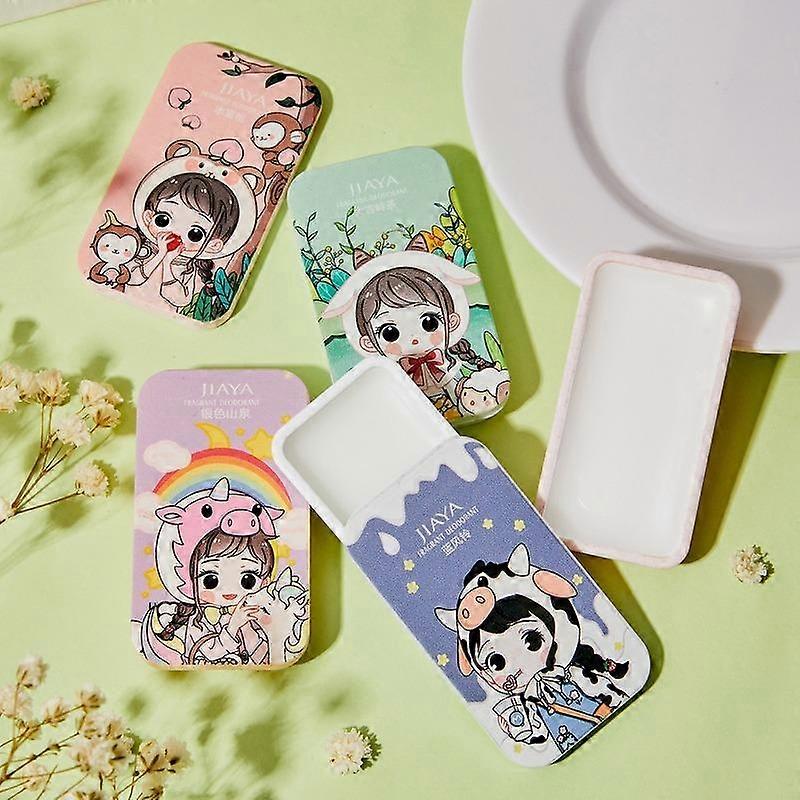 4 Colors Female Solid Balm Portable Solid Perfume Cute Light Fragrance ...