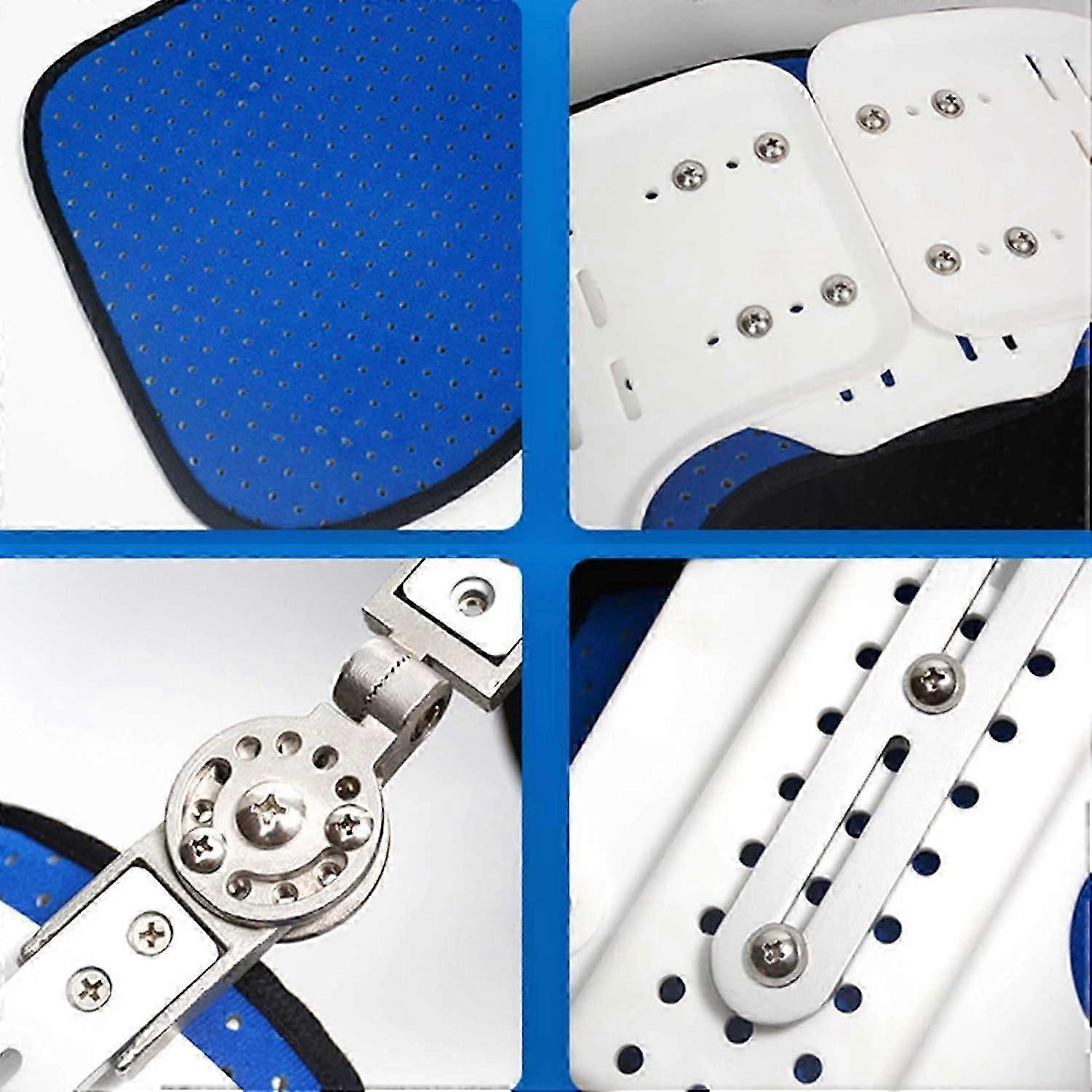 NEW Hinged Knee Brace,knee Joint Fixation Bracket Adjustable Hip, Knee ...