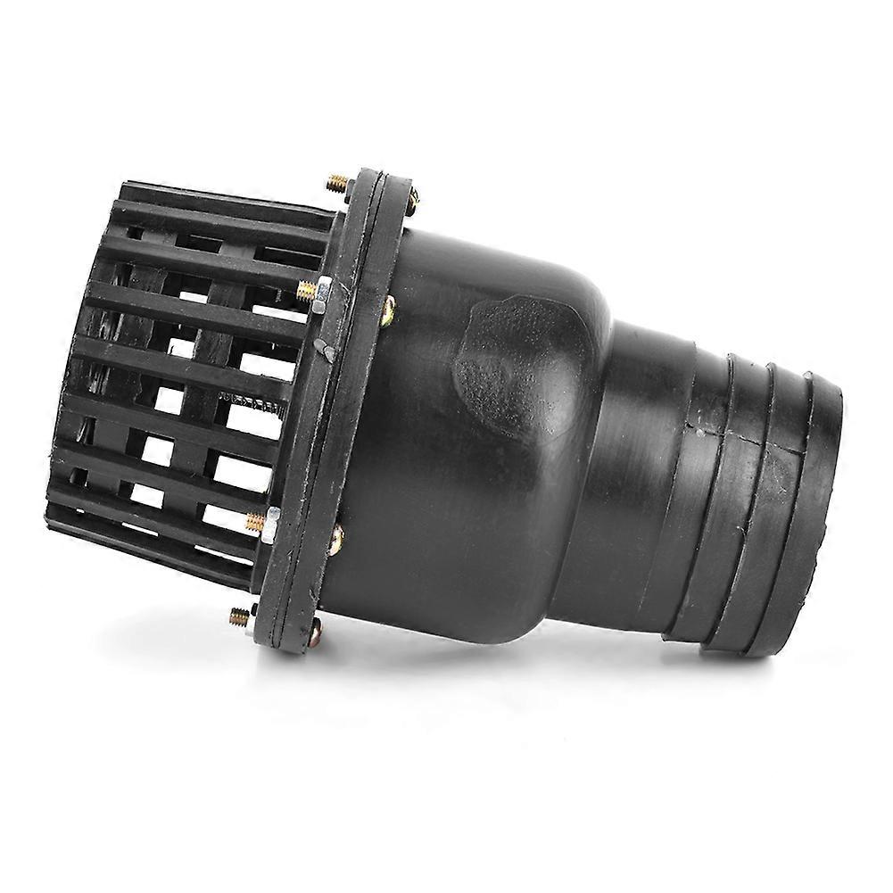 Water Pump Foot Valve Black PVC Low Pressure Flat Check Valve for Fluid ...