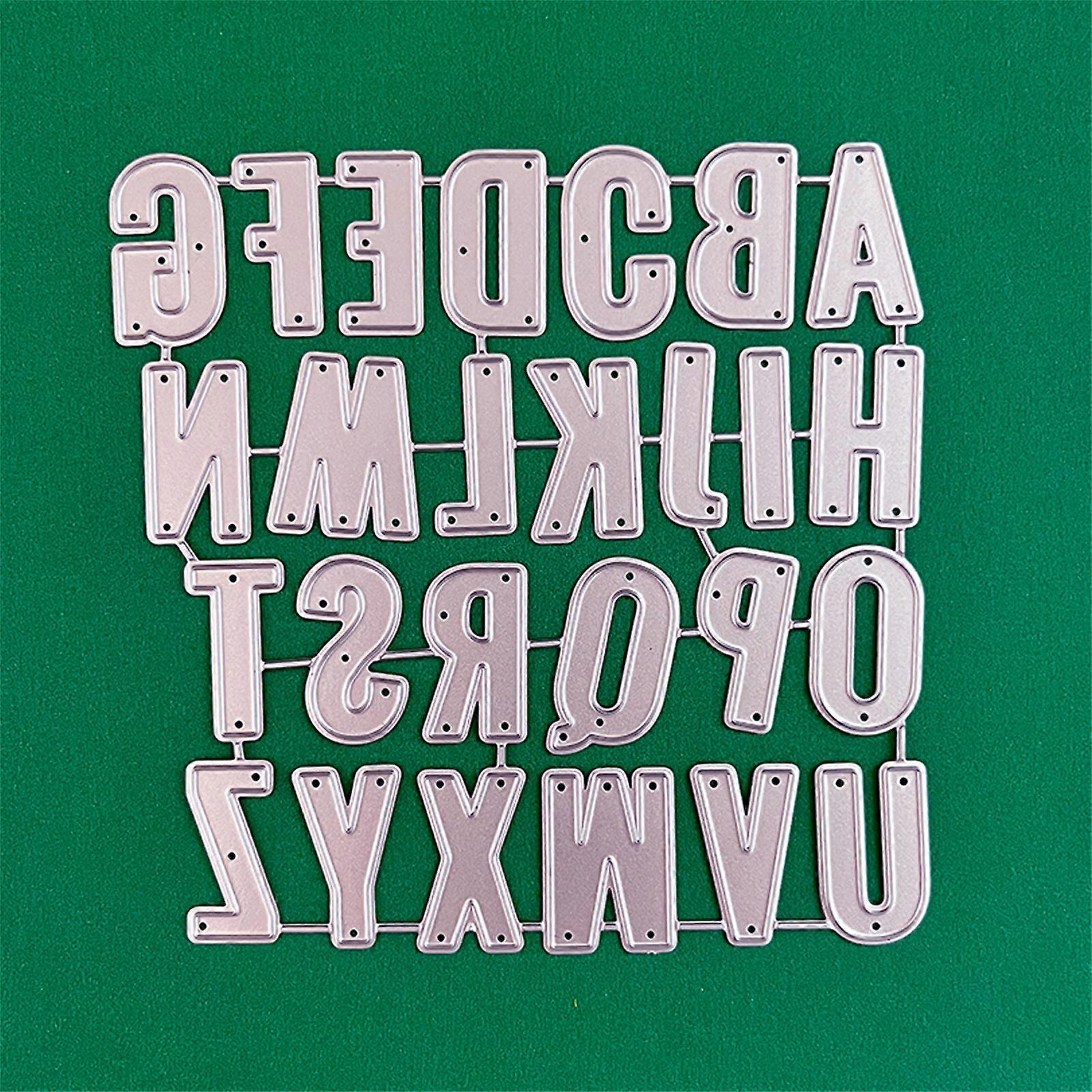 Letter Number Metal Cutting Dies Scrapbooking Stencil Die Cuts Card ...
