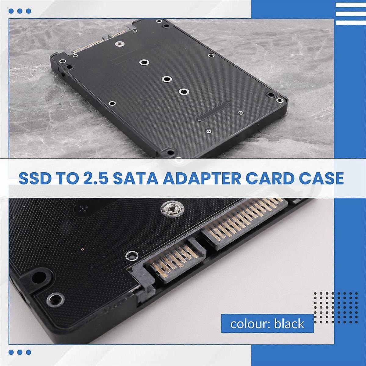 M.2 NGFF to 2.5 Inch SATA SSD/MSATA to SATA Adapter Card Case (B Key ...