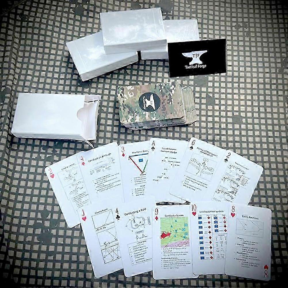 Tactical Knowledge Playing Cards - 52 Cards Deck, Military Strategy ...