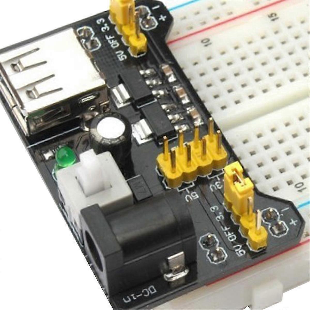 10PCS for MB102 Breadboard Power Supply Module 2-Way 3.3/5V for MB102 ...